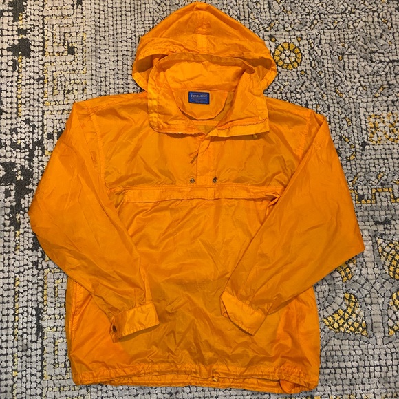 Pendleton | Jackets & Coats | Vintage Pendelton Orange Nylon Hooded ...